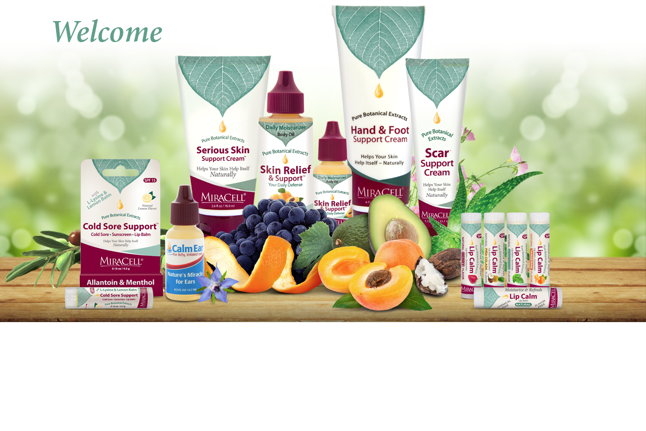 MiraCell - Pure Natural Blends of Botanical Extracts for Skin Care & Beauty